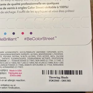 Color Street | Makeup | Retired Color Street Throwing Shade | Poshmark